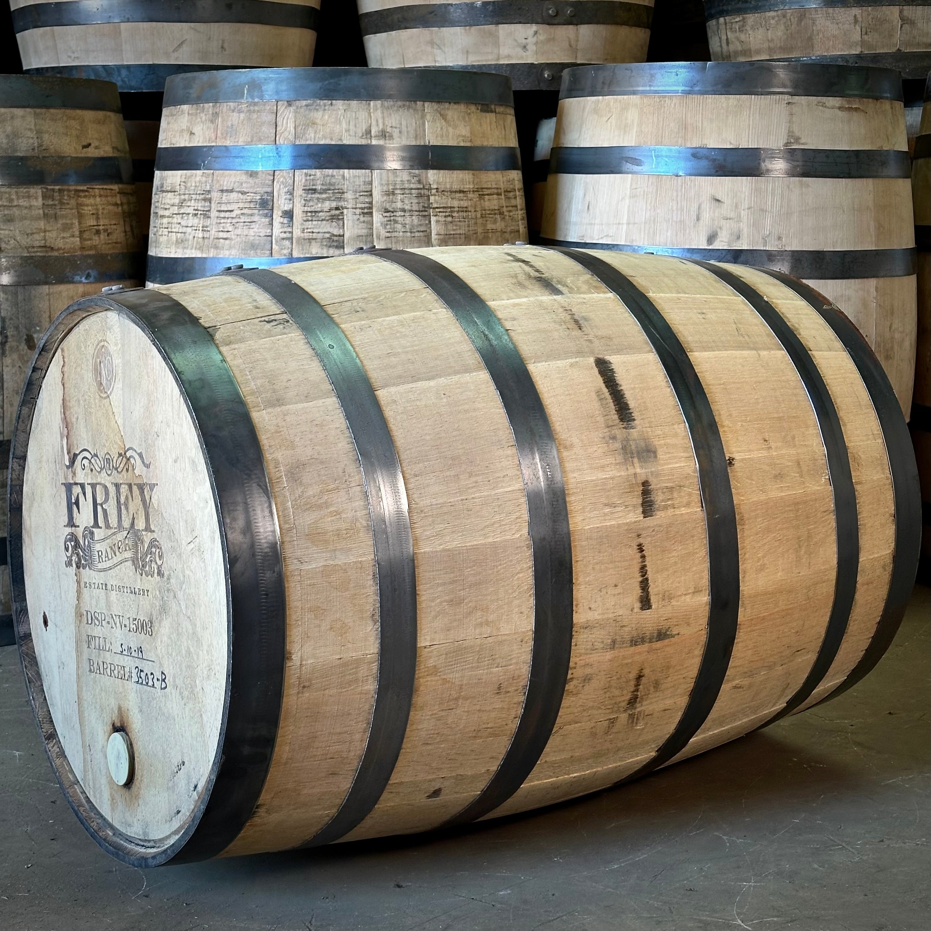 Frey Ranch Bourbon Barrel – 53 Gal Top Fill